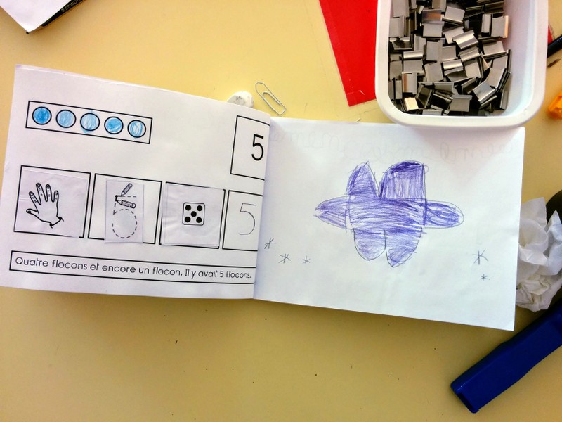 Livre à compter MS/GS – Cinq petits flocons / Dix petits flocons ...