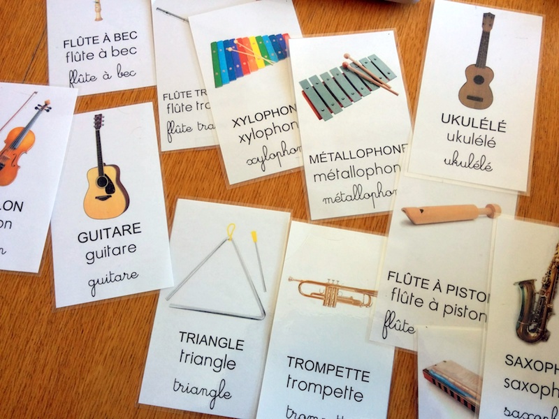 Flashcards dictionnaire du vocabulaire de la musique | maître françois