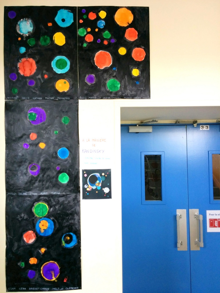 Cercles à la manière de Vassily Kandinsky #2 – Gabarits et encres ...