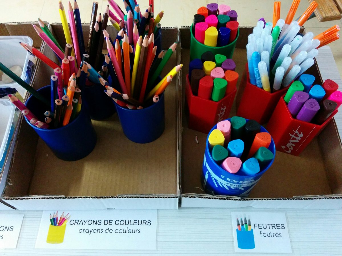 Etiquettes du matériel de la classe | maître françois